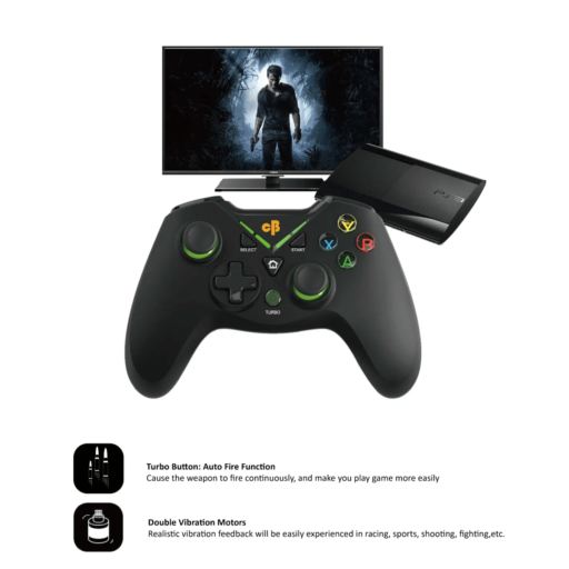 Cosmic Byte Nebula Wireless Gamepad for PC,PS3 and Android